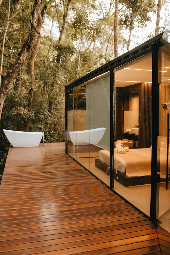Comtainer Da Mata Conexão Com A Natureza E Design! - São Roque