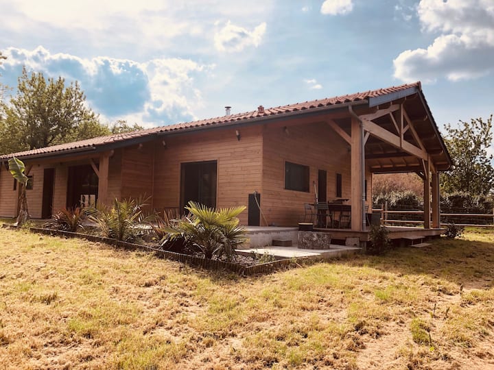 Le Chalet Dans La Prairie - Logement Entier - Bazas