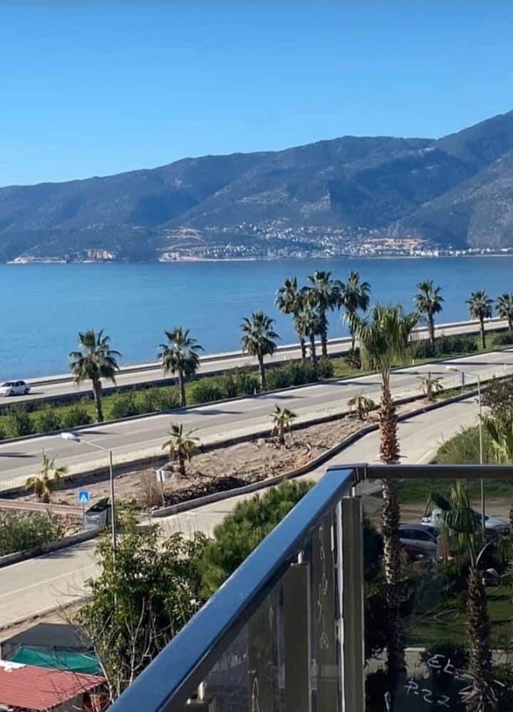 Lovely 2 Bedrooms , +1.5 Bathroom Fully Sea View - Kumluca