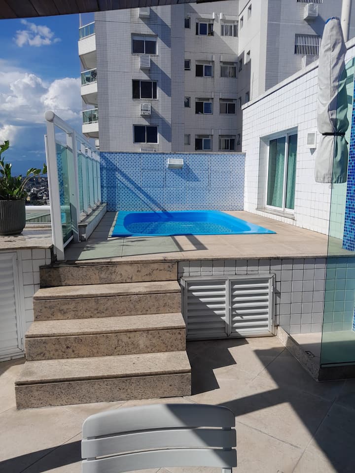 Excelente Cobertura Duplex Na 25 De Agosto - Duque de Caxias
