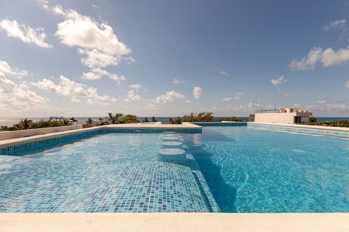 Villa Blue Blue /Near To The Beach/300 Mgb - Puerto Morelos