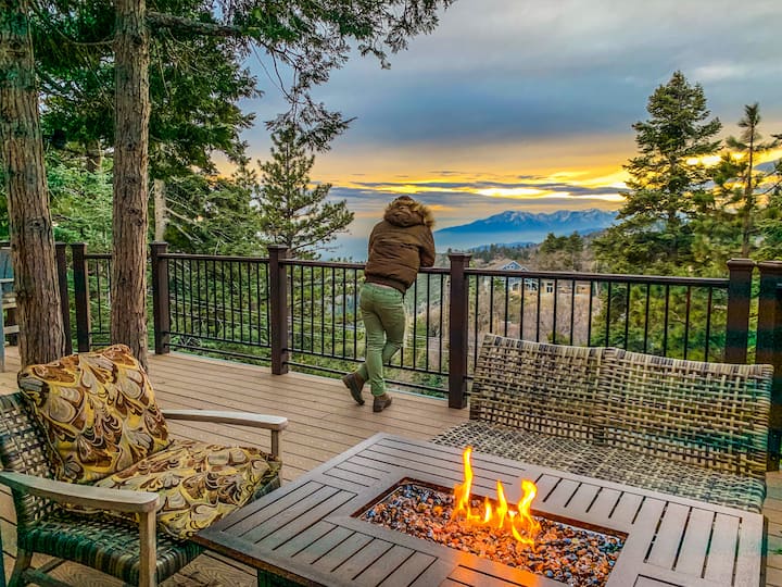Relax With Spectacular Views @ Bear Dance Cabin - Running Springs, CA