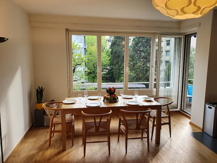 Modern, Sunny 4br Family Apartment With Parking - Genf