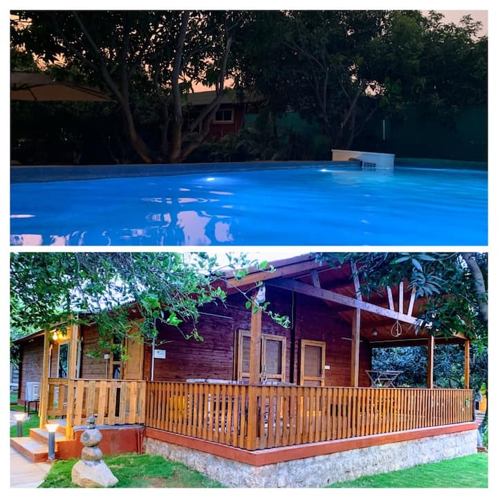 Mangowoods Eternity: Cottage With Private Pool - Hyderabad
