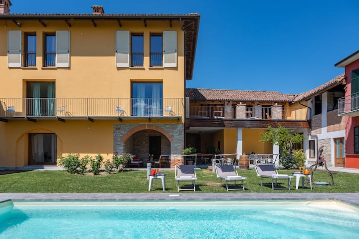 Villa La Martina- Restored Villa In Unesco Hills - Piëmont