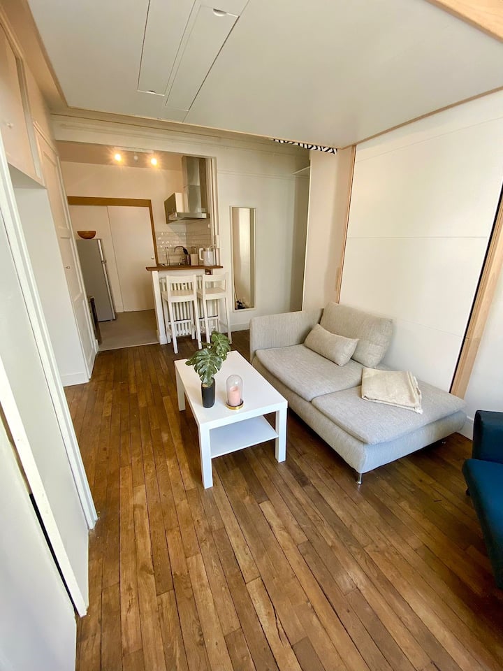 Appartement Cosy Et Calme Sur La Butte Bergeyre - Paris