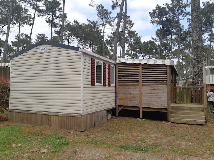 Mobil Home Au Cœur De La Forêt Landaise - 6/8 Pers - Saint-Julien-en-Born
