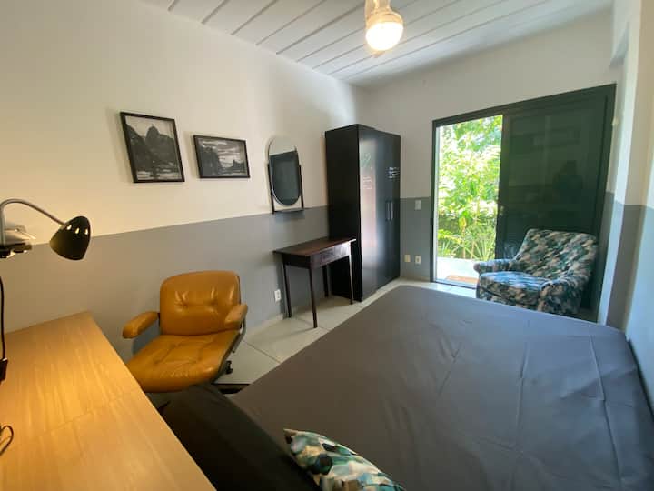 Casa Triunfo, Private Room, Grey. - Rio de Janeiro