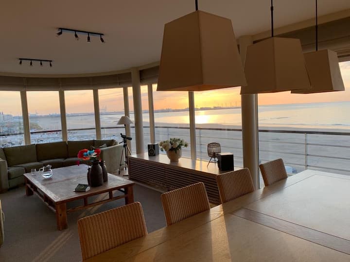 Superbe Appartement Avec Vue Sur Mer à 180 Degrés - Brügge
