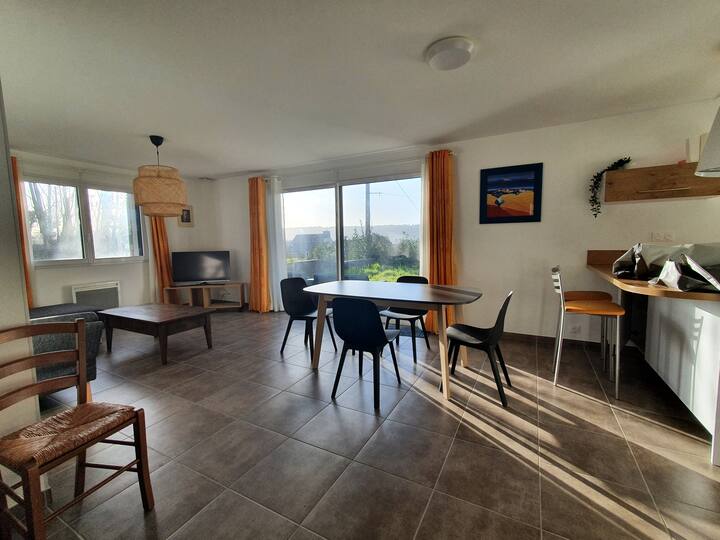 Maison Lumineuse à Proximité De La Plage Du Douvez - Landerneau