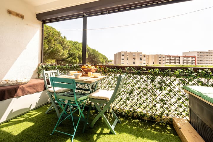 T2 40m2 à 200 M Des Plages, Port Et Tous Commerces - Saint-Cyprien