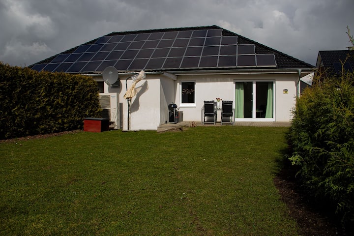 Green Energy Ferienhaus Mit 11kw E-auto Ladebox - Langballig