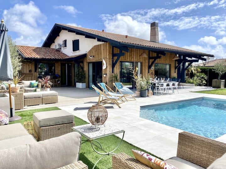 Villa Avec Piscine, Sauna, Jeux, Idéale 2 Familles - Cap Ferret