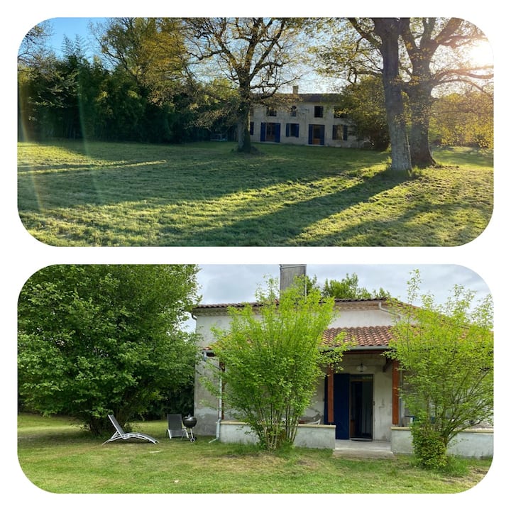 Maison De Campagne Avec Jacuzzi Et Grand Terrain - Labouheyre