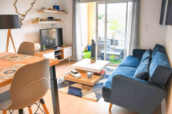 Ravissant Duplex T2 Avec Piscine - Plage de Pampelonne