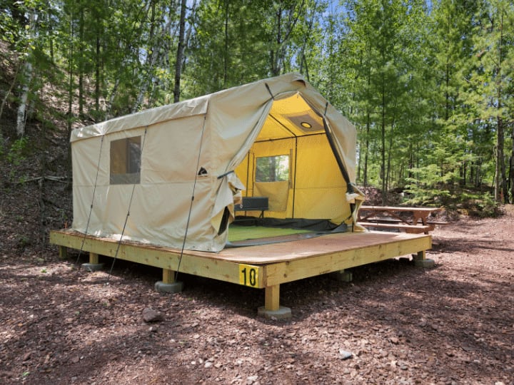 Cabin Tent 10 - True North Basecamp - Crosby, MN