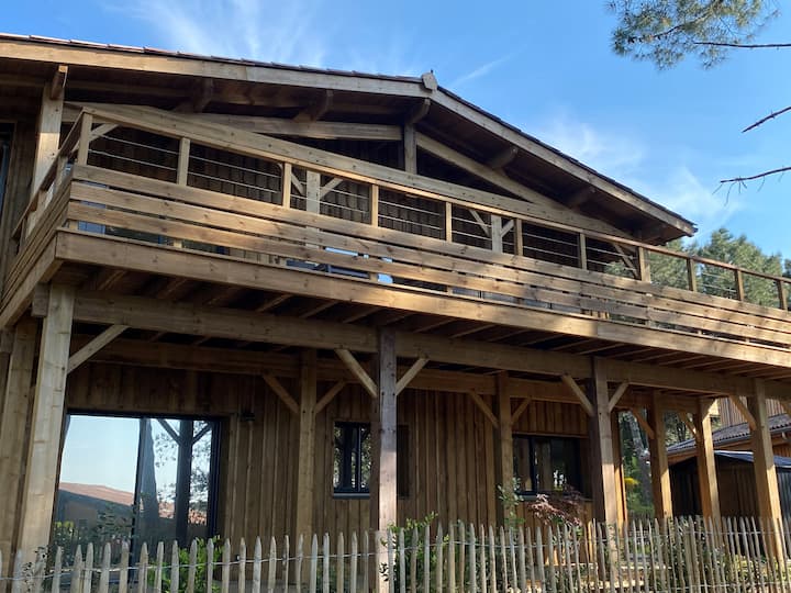 Maison En Bois 3 Studios - Pinède Et Golf - Lacanau