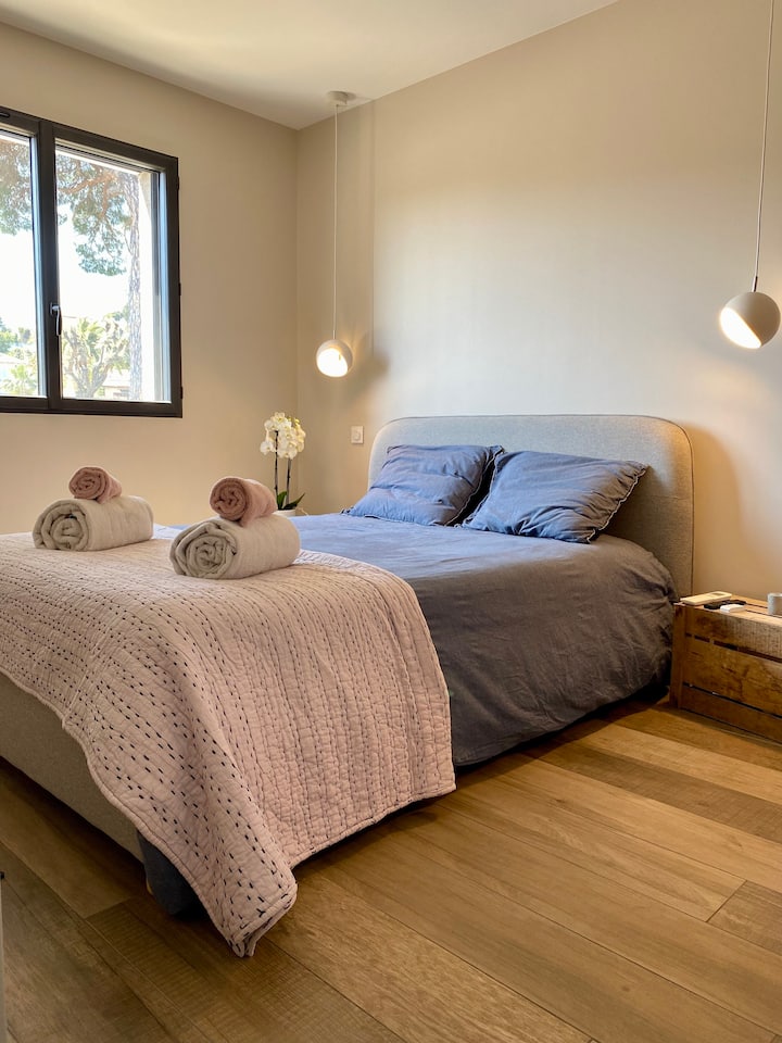 Chambre 2 Dans Villa Privée Avec Piscine - Mandelieu-la-Napoule