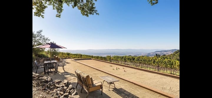 Private Vineyard | Views | A-frame On 5 Acres - Rohnert Park, CA