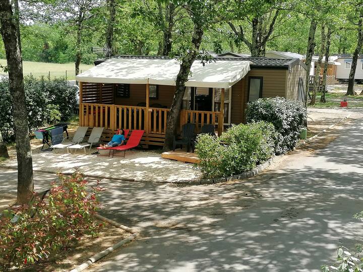 Mobilhome Premium 6 P Camping 5* Ruoms Ardèche Sud - Vallon-Pont-d'Arc
