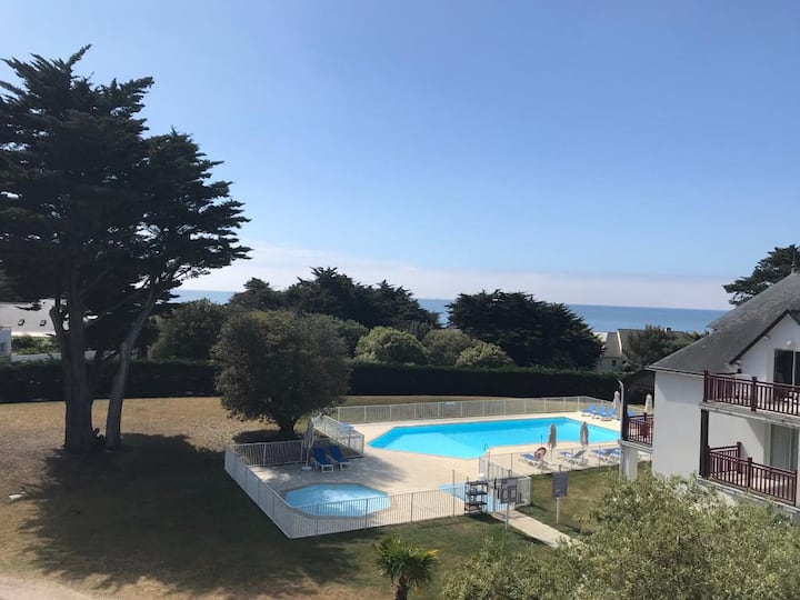 Très Beau Grand Duplex Rénové, Parc, Piscine, Spa - Le Pouliguen