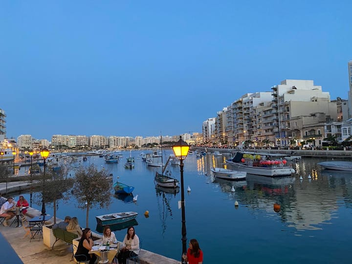 Первоклассные апартаменты. Вид на море и барбекю. - Malta