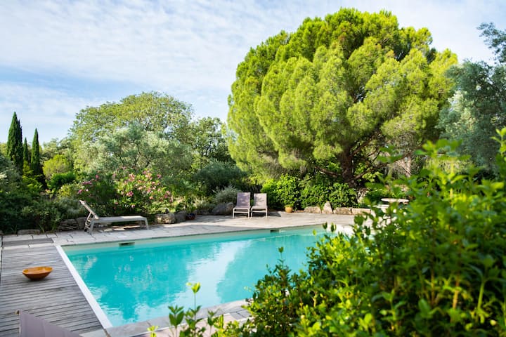 Maison éCologique Bois - Piscine Chauffée - Aiguèze