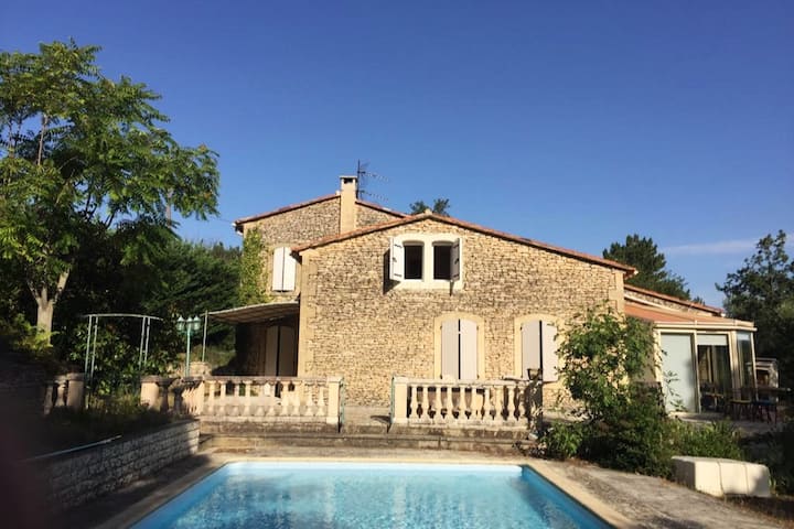 Villa De Charme Avec Piscine Au Mas Lauretim - Apt