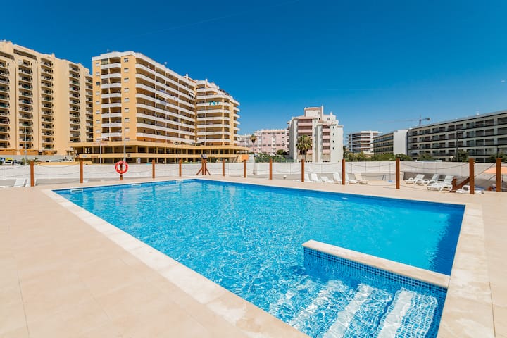 Elisio´s 1 Bed Seaview/pool/wifi/parking/ac - Portimão
