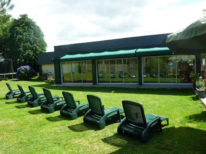 Maison De Campagne Avec Piscine Couverte 20 Pers. - Pontivy