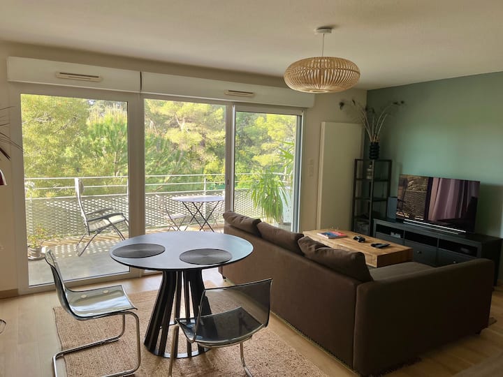 T3 Cosy Au Sein Du Parc Lironde - Montpellier