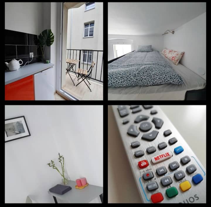 Z15a_przytulny Studio Apartament Z Antresolą - Katowice