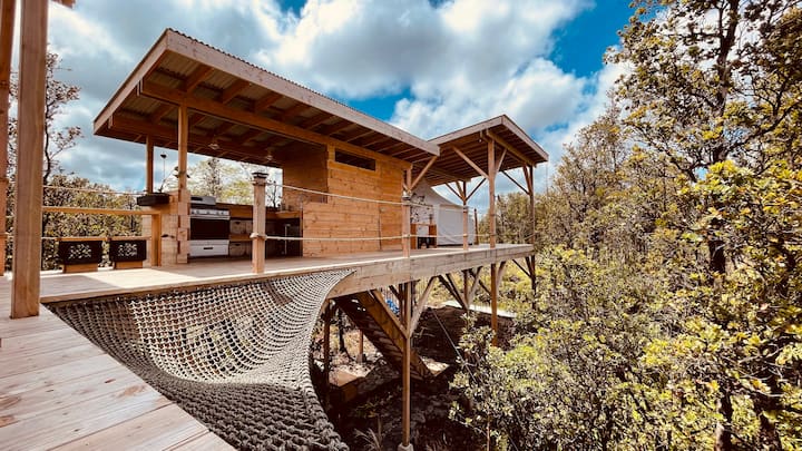 Delightful 🌴 Tree House Hawaii 🌴 Glamping - Hawaii