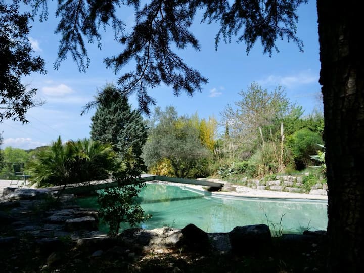 Gîte "Canelle" Charme Piscine Et Vue Imprenable - Barjac