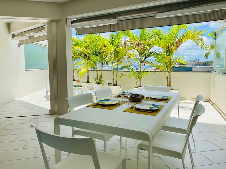 Superbe T3 Pieds Dans L'eau, 4 Pers = Top Vacances - Les Anses d'Arlet