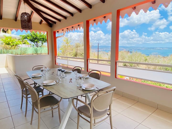 Grand T4, Piscine, 6 Pers, Vue Mer = Top Vacances - Martinica
