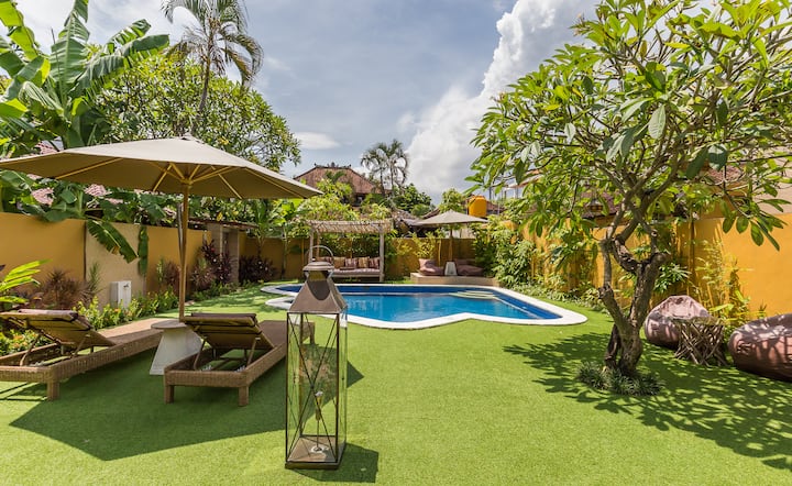 1 Bedroom Shared Pool Villa #3, Walk To Double Six - Kuta