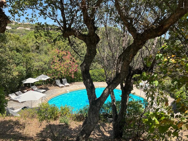 Villa Vue Mer 15mn à Pied Des Plage Piscine Privée - Costa Azul