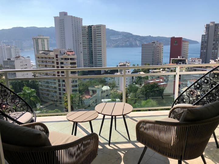 Casa Sable: Vista Al Mar, Alberca, Gym, Parking - Acapulco
