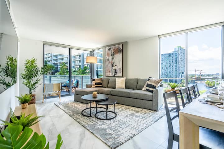 Lux Apartment @ Miami Brickell 2 Br+ Den - 邁阿密