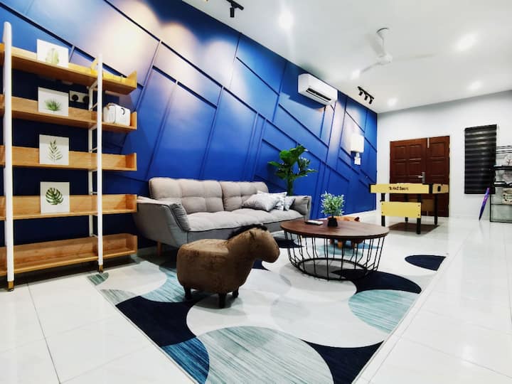 11pax/5br Modern 5mins Ipoh Town W/ Pooltable - Ipoh
