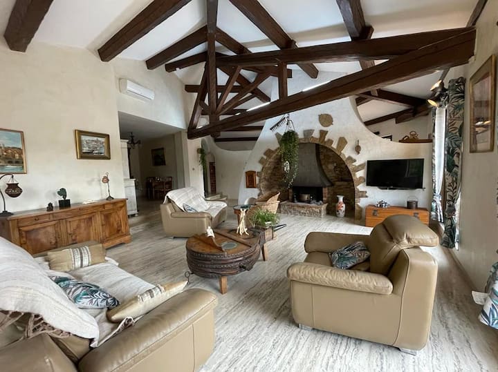 Le Mas Du Rocher - Maison D'hôte - Chambre Nature - Porquerolles