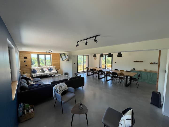 Chalet De La Fougère, Bauges Savoie, 15 Personnes - Savoie