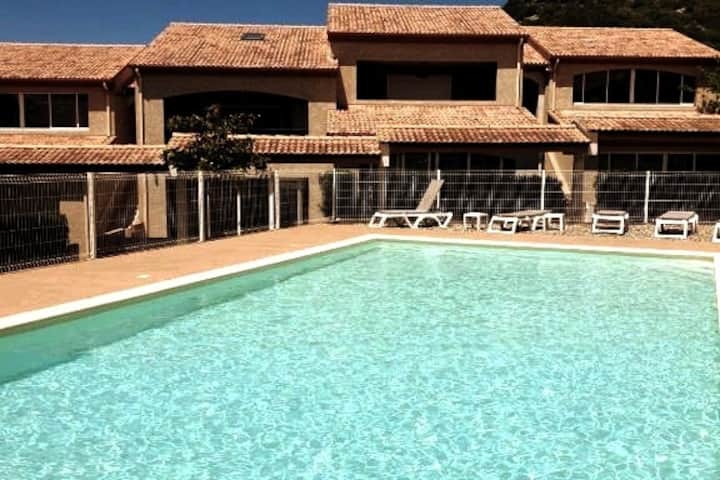 Appartement 6 Pers Avec Piscine Proche De La Mer - Oletta