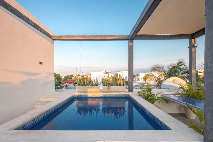 Habanero Zen · Private Terrace + Workspace - Playa del Carmen