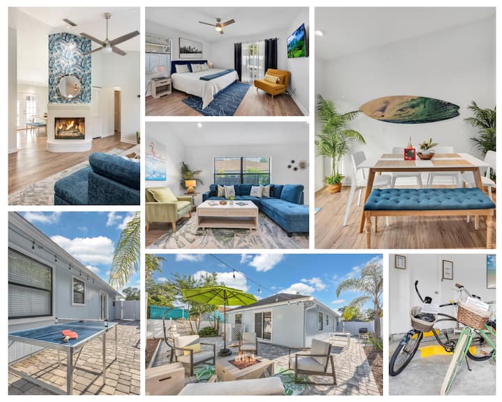 Ocean Vibes Home - Jax Beach Getaway | Mayo Nearby - Jacksonville Beach, FL