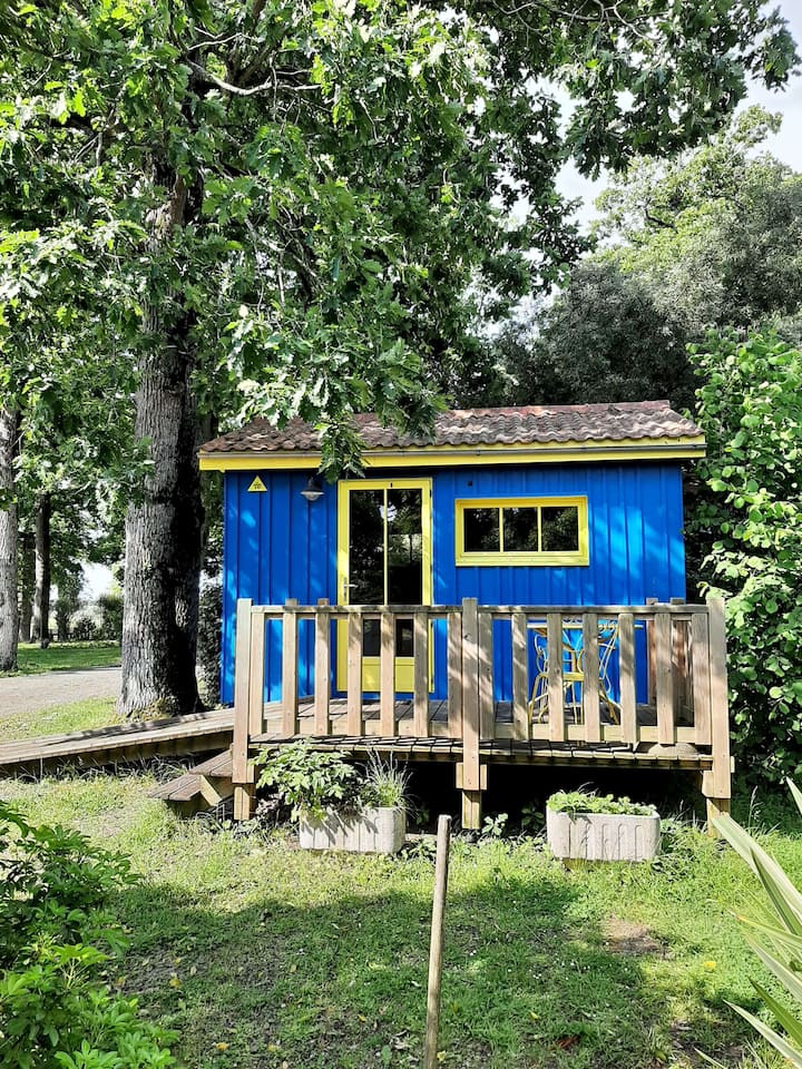 Petite Cabane Ostréicole Dans Un Parc Verdoyant - Côte Sauvage
