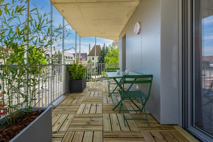 Intencité ,Résidence Lumineuse,calme, Terrasse, Pk - Dijon