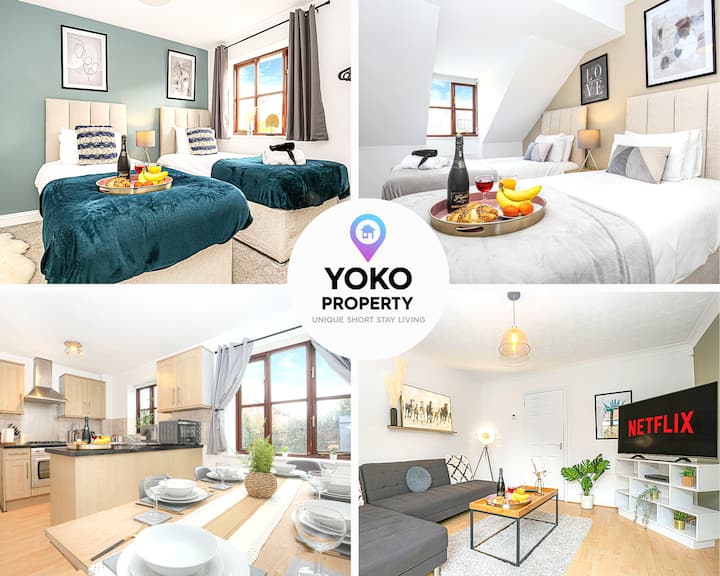 Detached House • Central Mk • Free Parking • Skytv - Milton Keynes