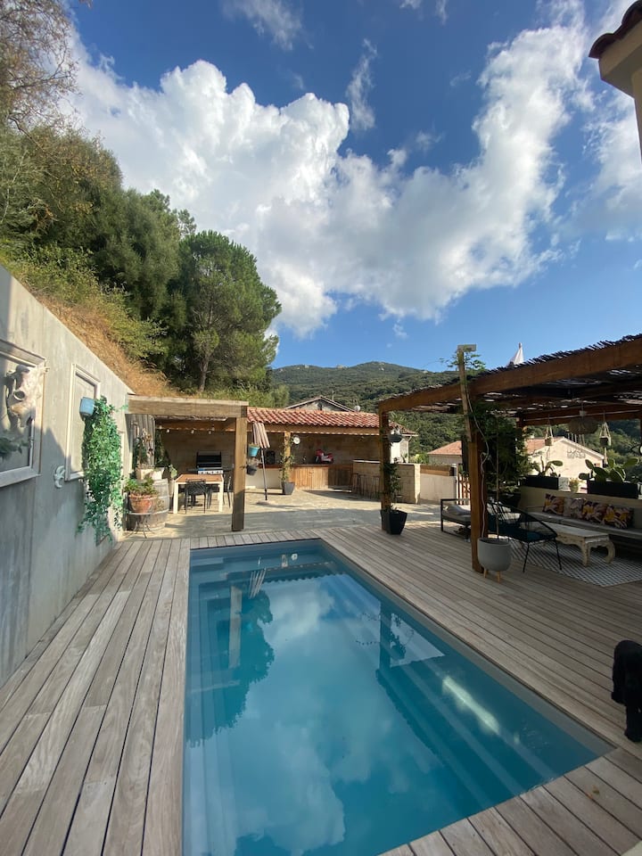 Magnifique Villa Avec Piscine Au Cœur De Sartene. - Propriano